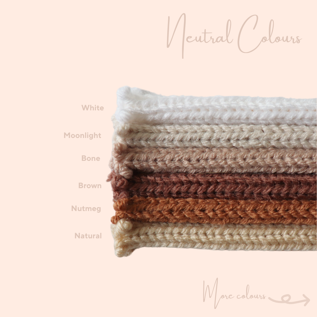 Knitted Mini Names, Nicknames and Words - Solid Colour – Hillside Decor